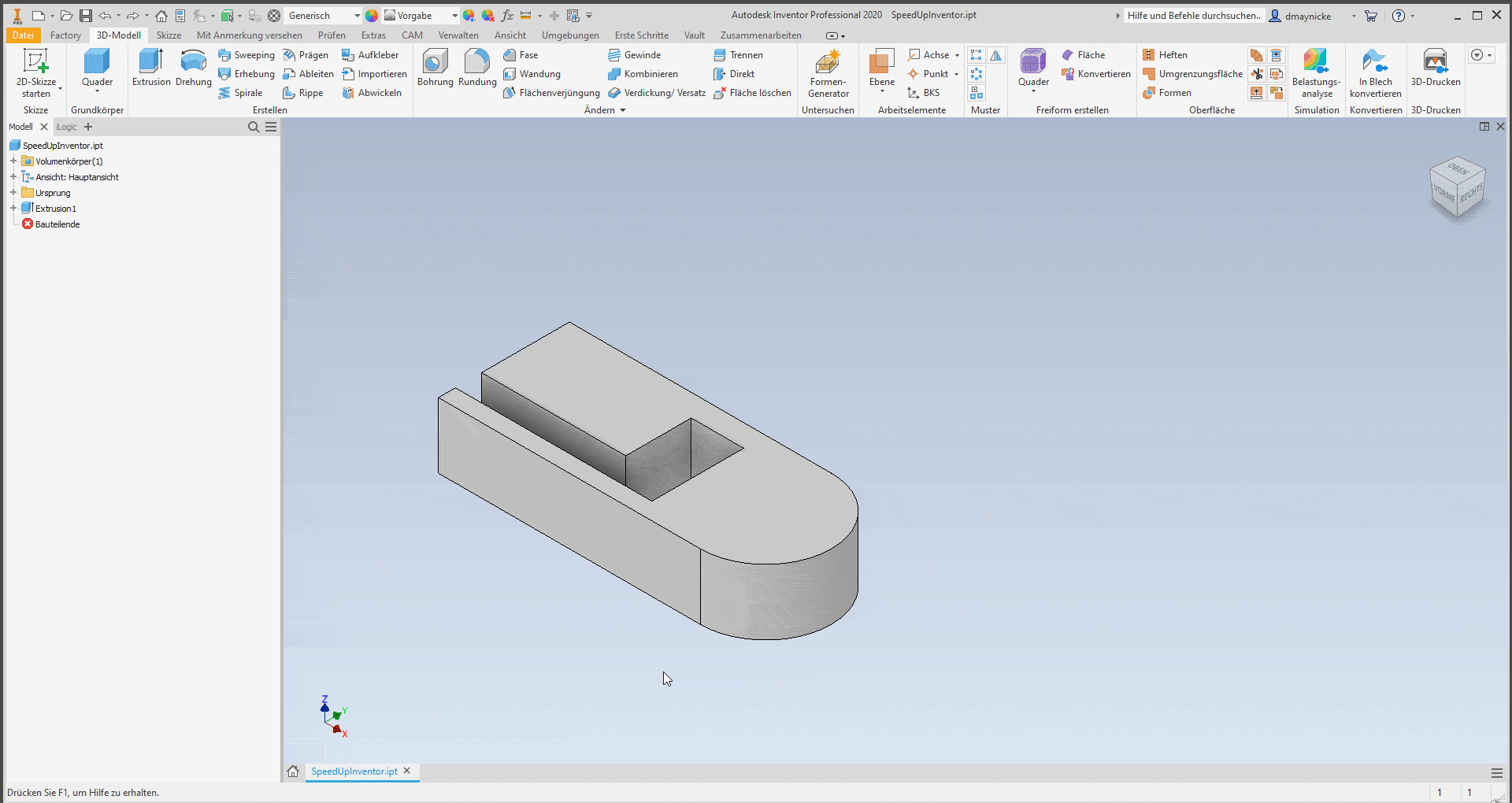 Inventor Quick Tipps zur Beschleunigung der Modellierung | NTI