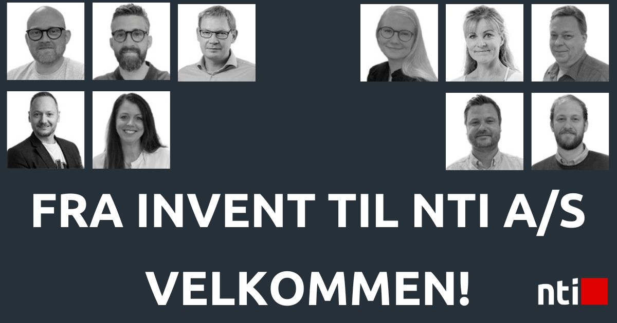 Fra Invent til NTI A/S: Mød de 11 nye ansigter | NTI