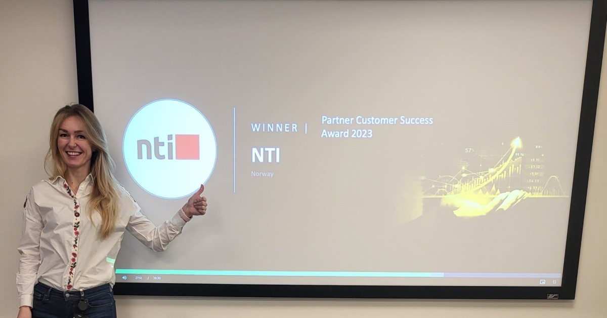 NTI er årets beste innen Customer Success | NTI