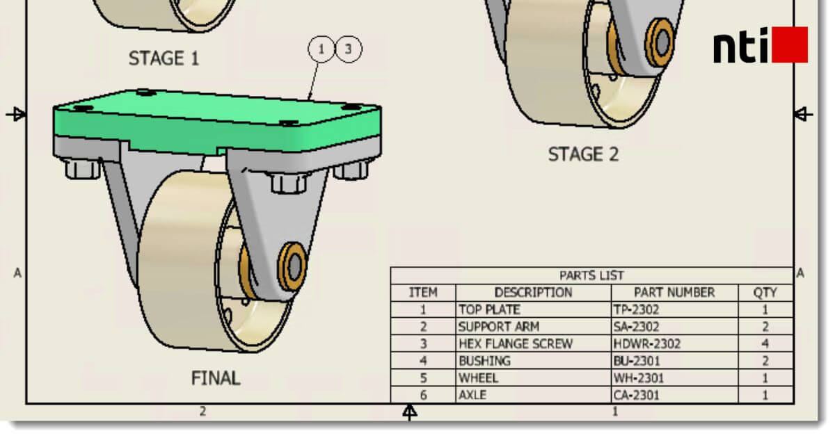 Hantera designvariationer med Model State i Autodesk Inventor | NTI