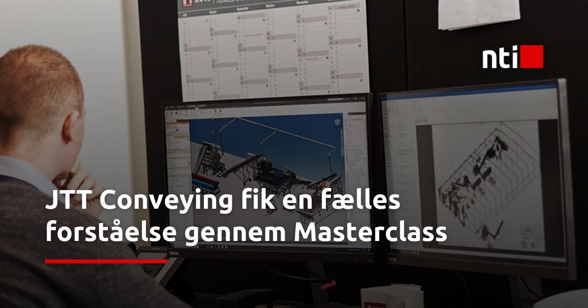 JTT Conveying fik en fælles forståelse gennem Masterclass | NTI