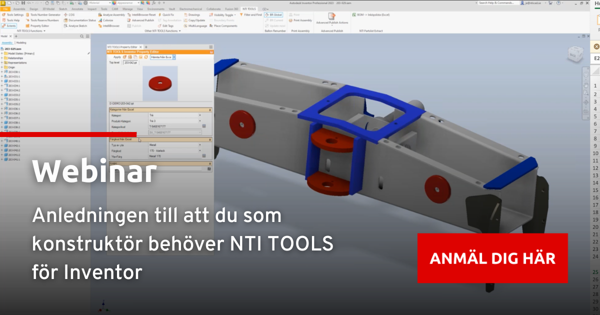 Webinar | NTI Tools för Inventor | NTI
