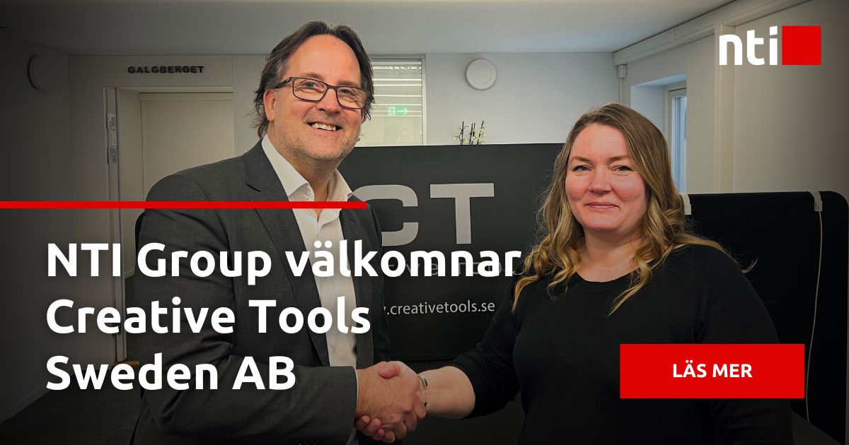 NTI Group förvärvar Creative Tools Sweden AB | NTI
