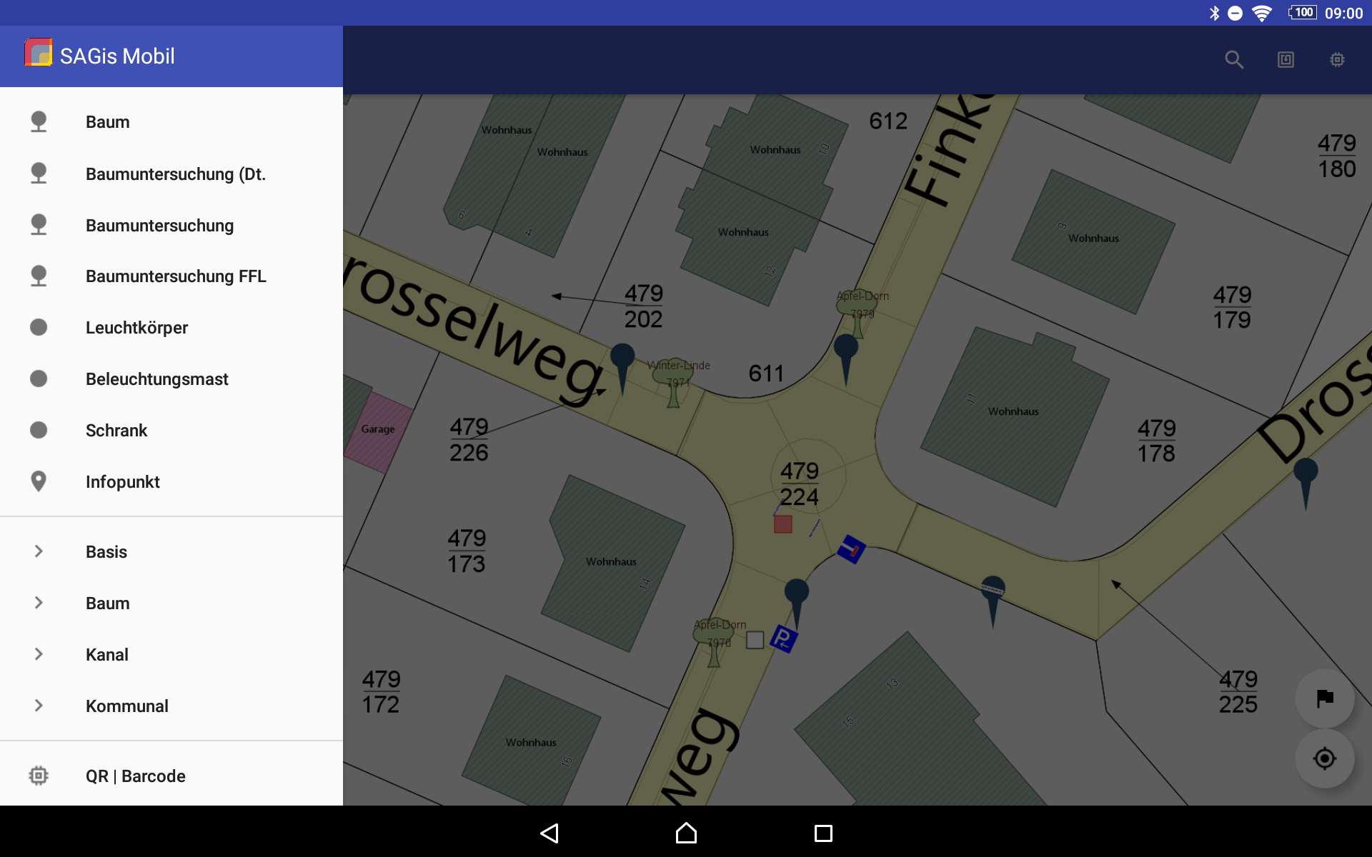 SAGis mobil - GIS-App für den Außeneinsatz | NTI